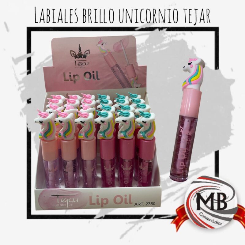 LABIALES CON BRILLO UNICORNIO TEJAR – MB Comercializa