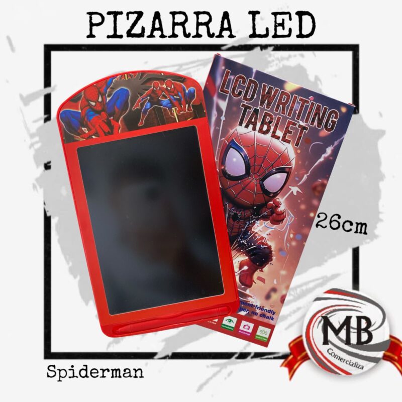 PIZARRAS-TABLET ELECTRONICA SPIDERMAN 27 CM – MB Comercializa
