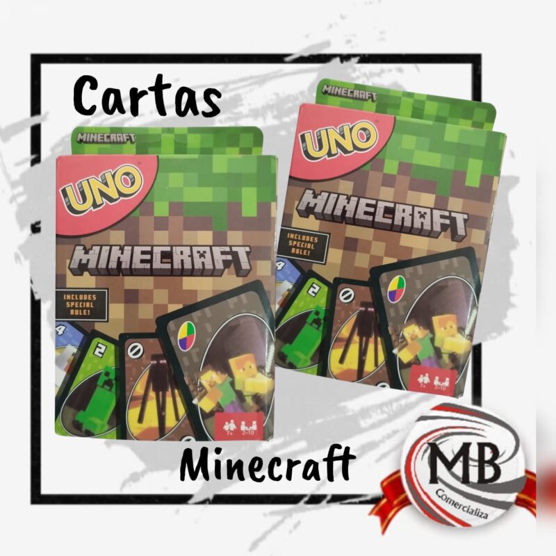 CARTAS UNO MINECRAFT – MB Comercializa