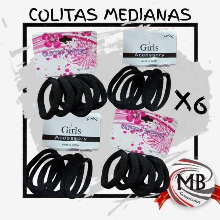 COLITAS NEGRAS X 6 MB11191 – MB Comercializa