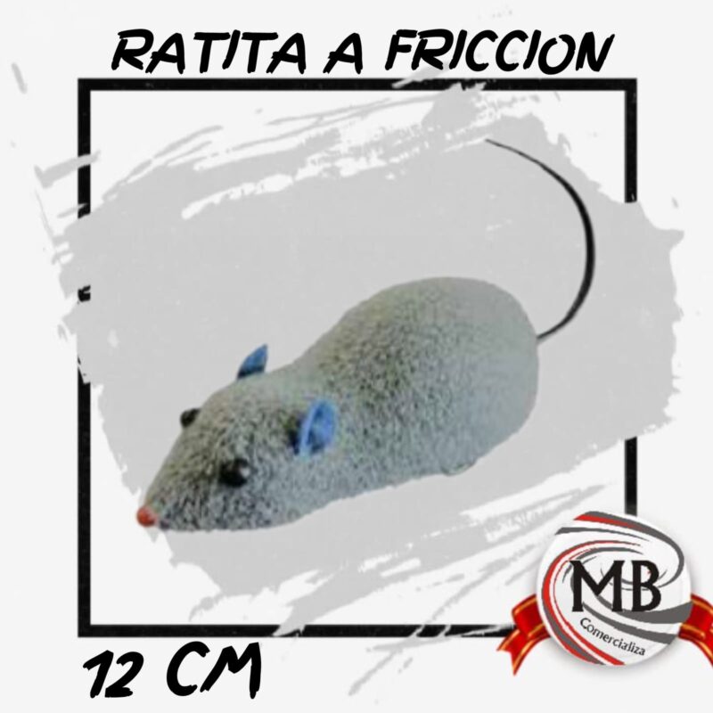 RATA-LAUCHA A FRICCION 12CM – MB Comercializa