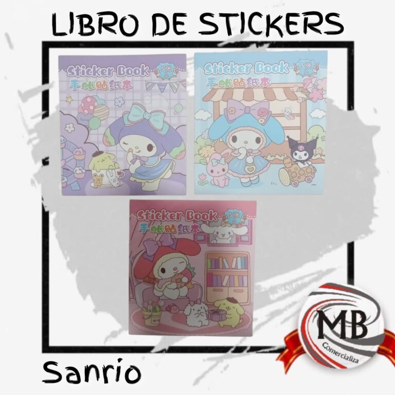 STICKERS SANRIO LIBRITO – MB Comercializa