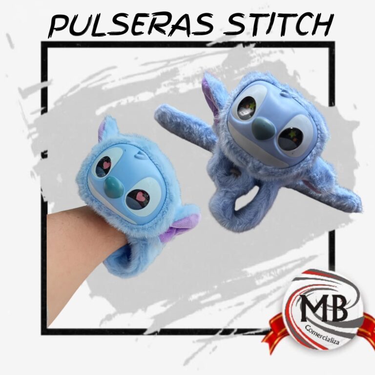 PULSERAS-PELUCHE STITCH – MB Comercializa